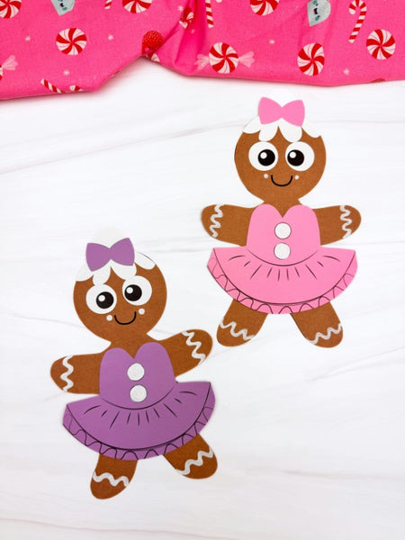 Ballerina Gingerbread Disguise Project Template | Christmas Craft For ...