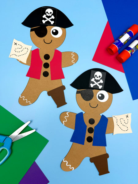 Pirate Gingerbread Man Disguise Craft Template | Christmas Activity For ...