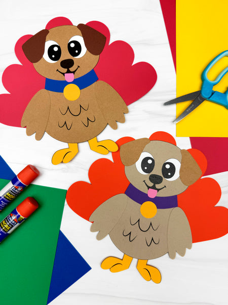 Dog Turkey Disguise Craft Template | Thanksgiving Hide a Turkey Project ...