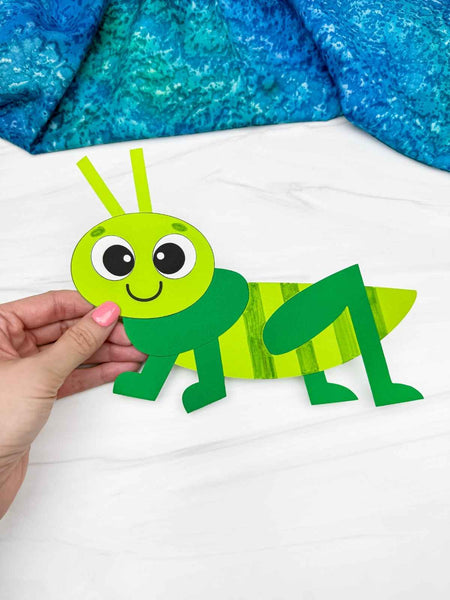 Grasshopper Craft Template Printable | Insect Activity for Kids ...