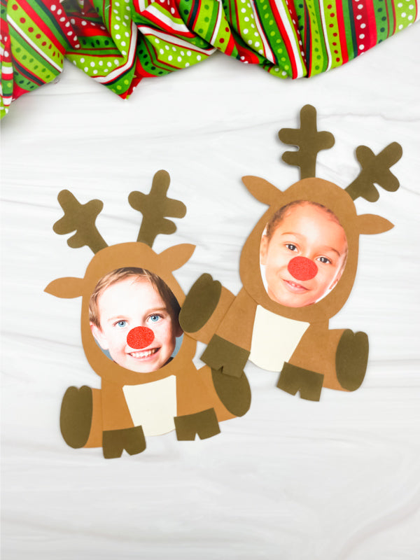 Reindeer Photo Craft Template | Christmas Printable Craft For Kids ...