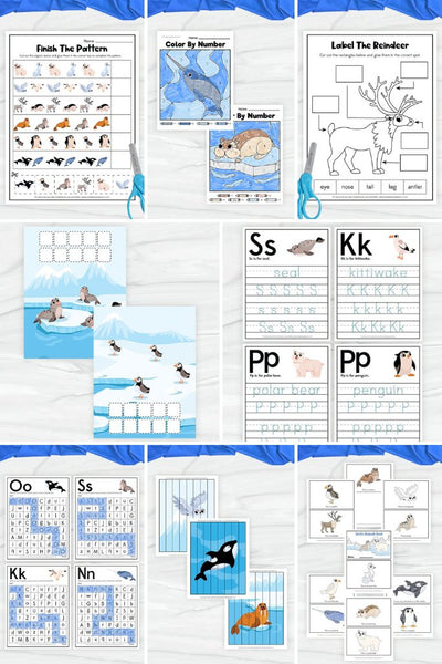 Arctic Animal Printables For Preschoolers – Simple Everyday Mom